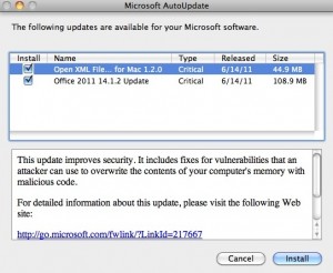 Apple Mac – Microsoft Automatic Update Open XML File Format Converter for Mac 1.2.0 Fails to ...