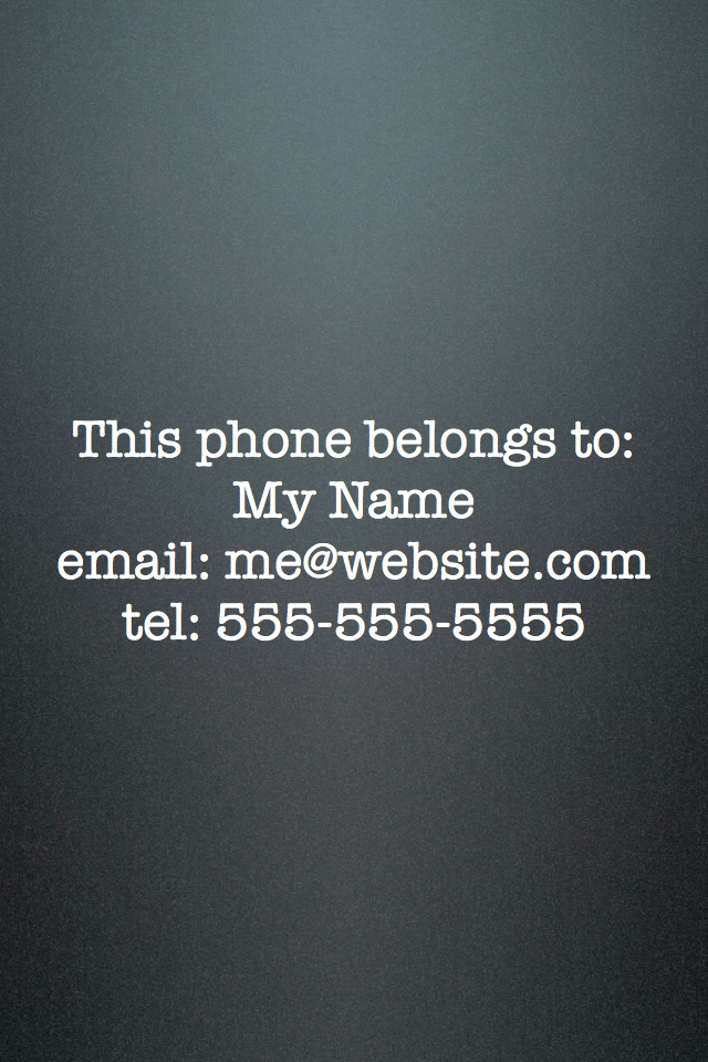 Creating a Custom iPhone or iPad Lock Screen Wallpaper Image With Your ...