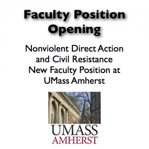 Faculty Position Opening: Nonviolent Direct Action and Civil Resistance ...