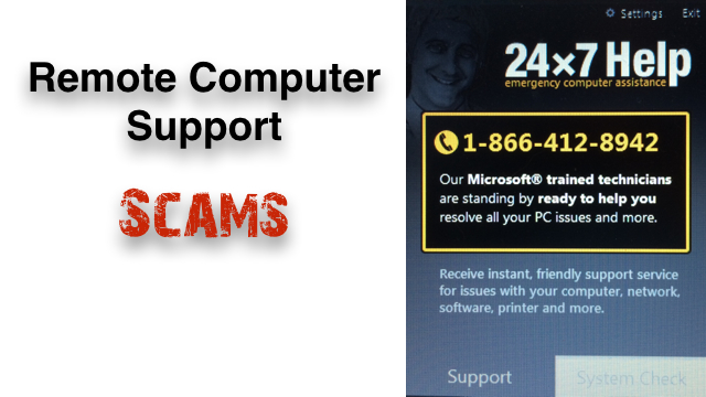 Advanced Tech Support Computer Service Remote Assistance Scam Fraud 800 ...