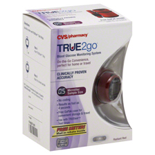 CVS Offers $7 Ultra-Portable TRUE2go Glucose Tester with Quad Electrode ...