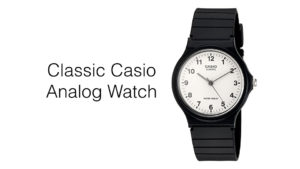 Classic Cassio Analog Watch – Resources For Life