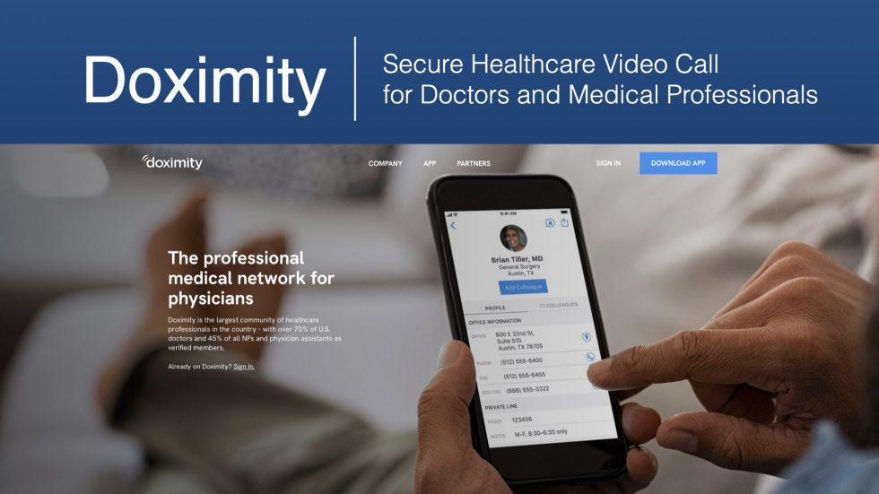Doximity – Secure Healthcare Video Call for Doctors and Medical ...